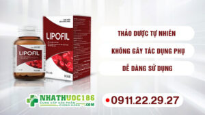 Lipofil giảm mỡ máu, hạ huyết áp 30 viên chính hãng, giá tốt